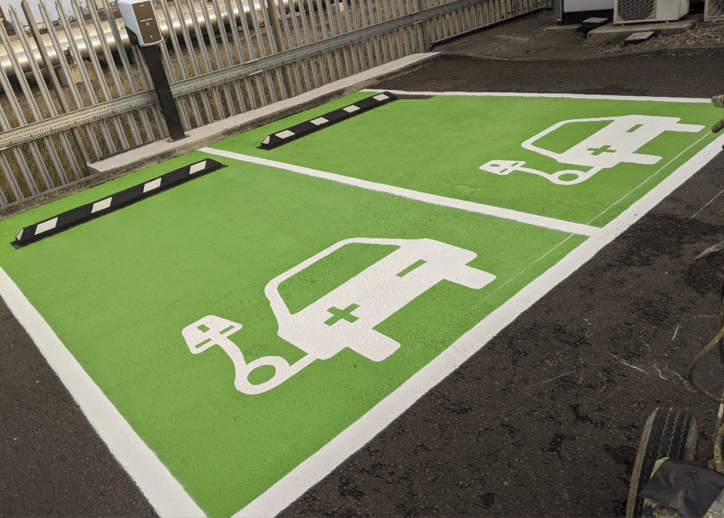 EV charging bays - upgrading your car park