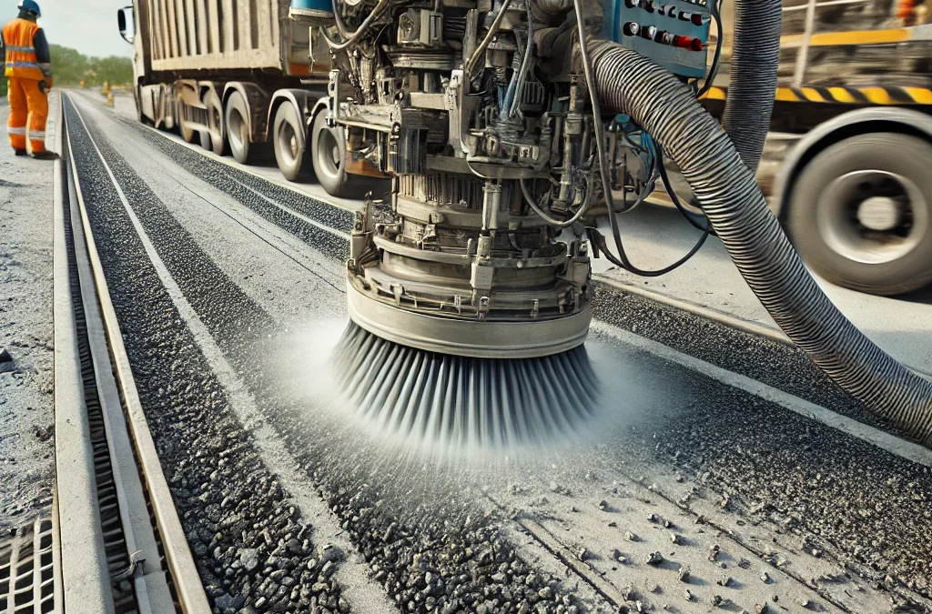 How is captured shot blasting used for surface preparation? - C&R